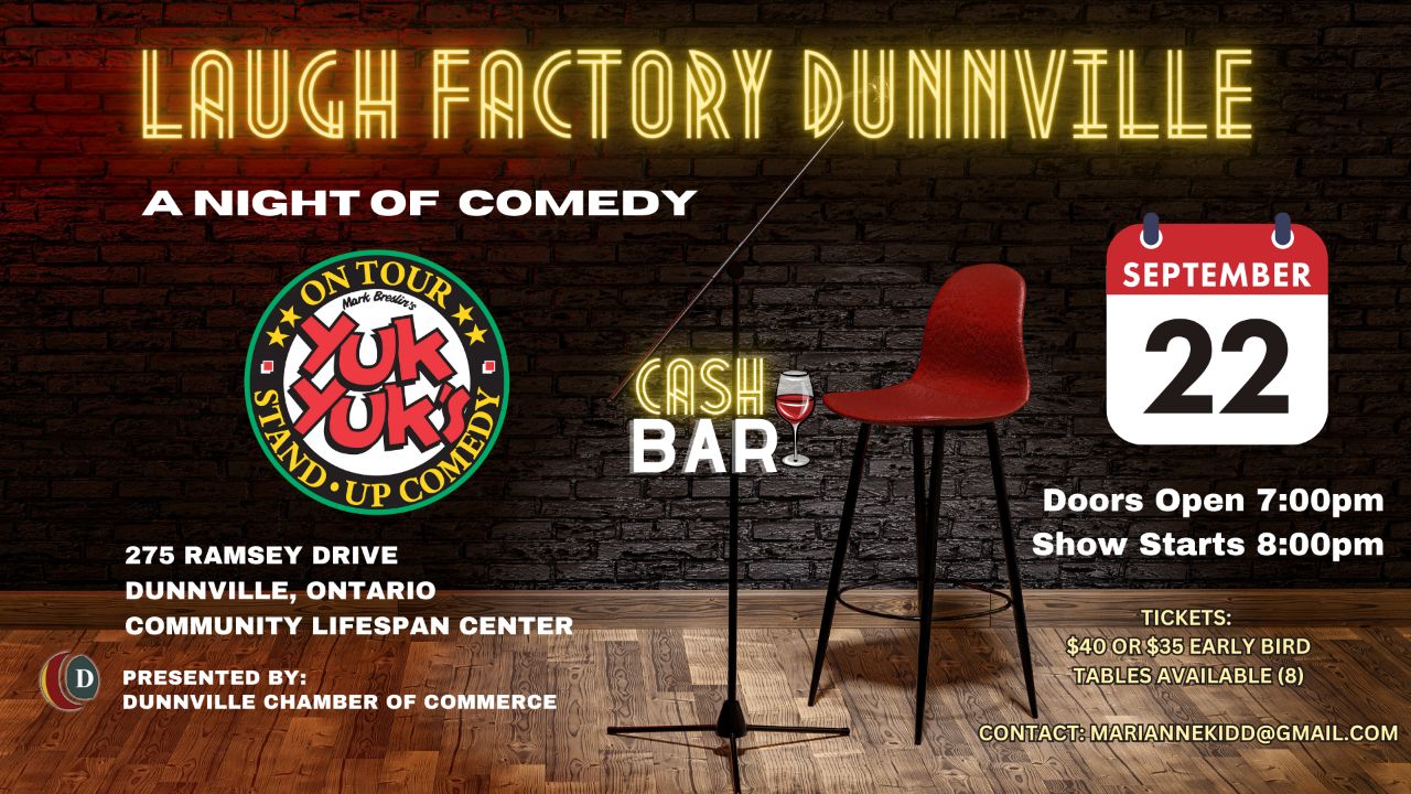 Laugh Factory Dunnville - A Night of Comedy