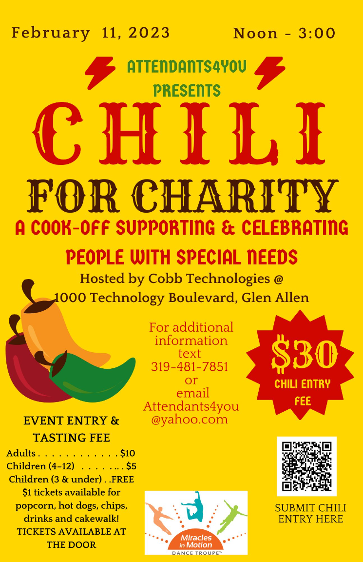 Chili for Charity Entry 2023