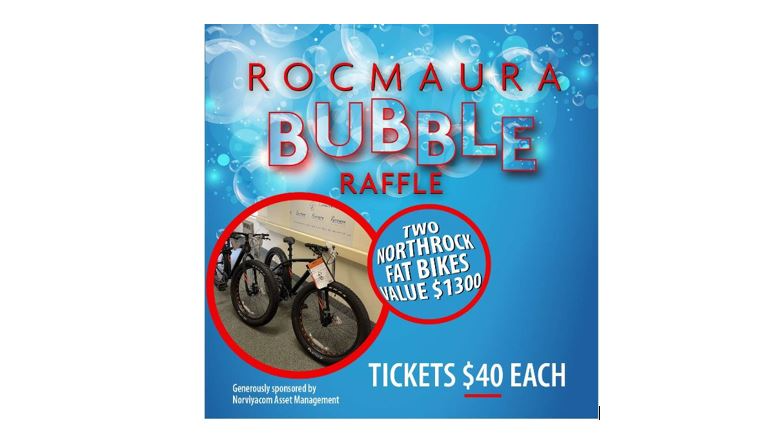 Rocmaura Bubble Raffle #1 WIN TWO FAT BIKES