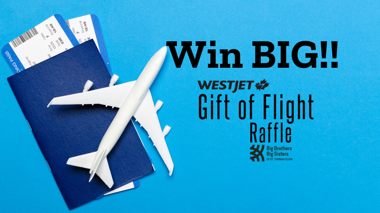BBBS WestJet Gift of Flight Lottery