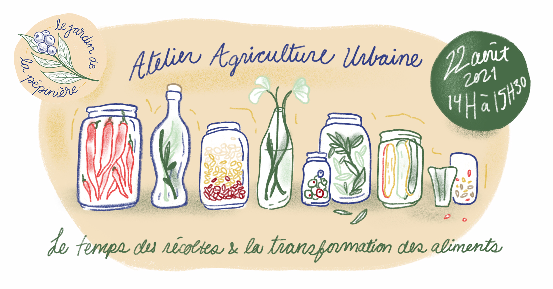 Le temps des récoltes et la transformation des aliments