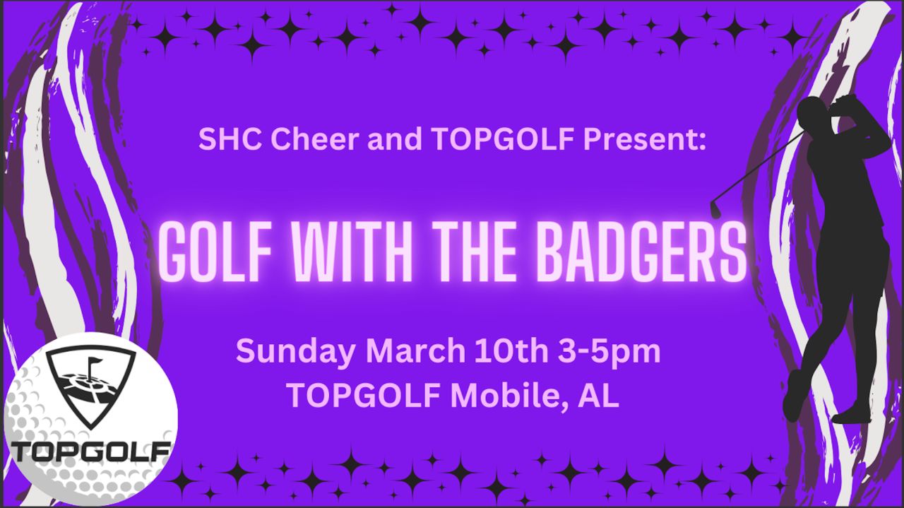 SHC Cheer and TOPGOLF Present- Golf With The Badgers!