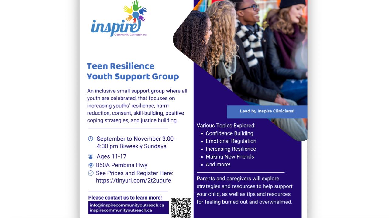 Teen Resilience Group (ages 11-17) Fall 2023