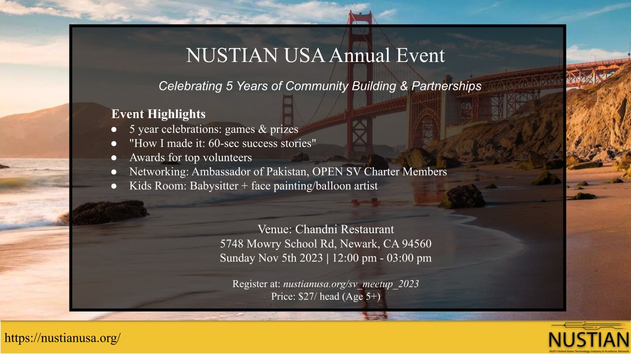 NUSTIAN USA Silicon Valley - 2023 Annual Meetup