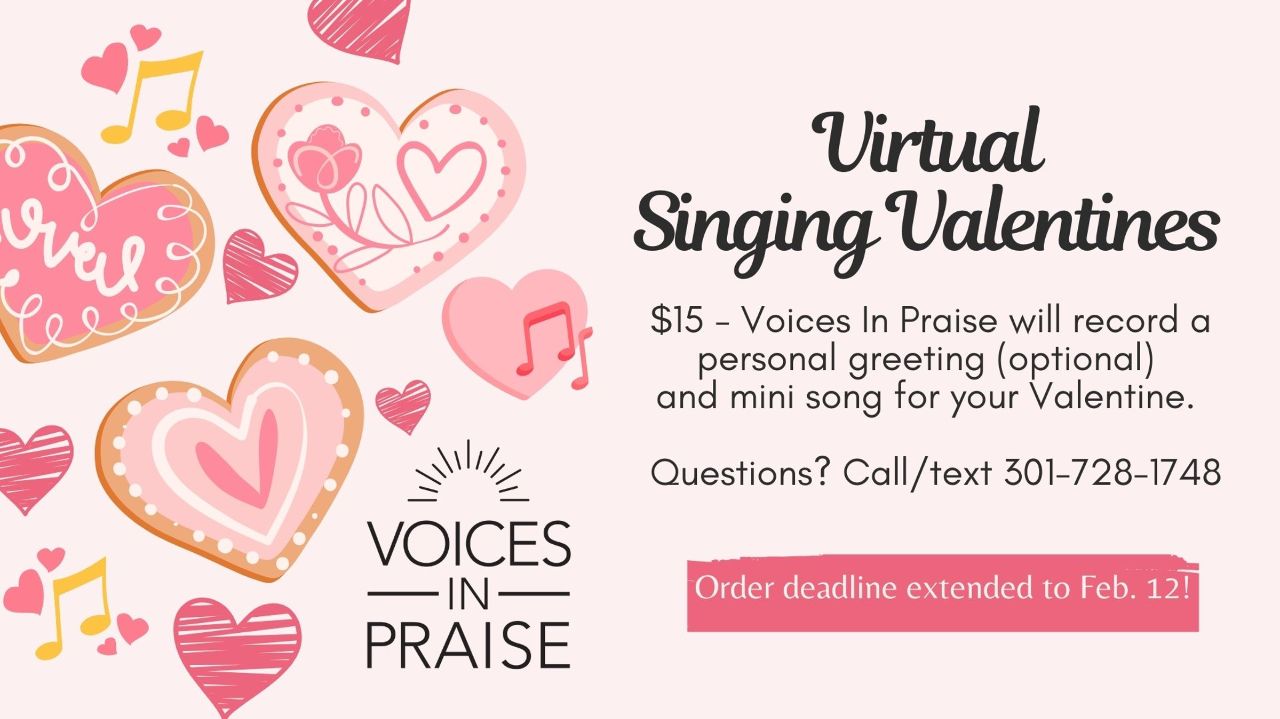 Voices In Praise Singing Valentines 2024