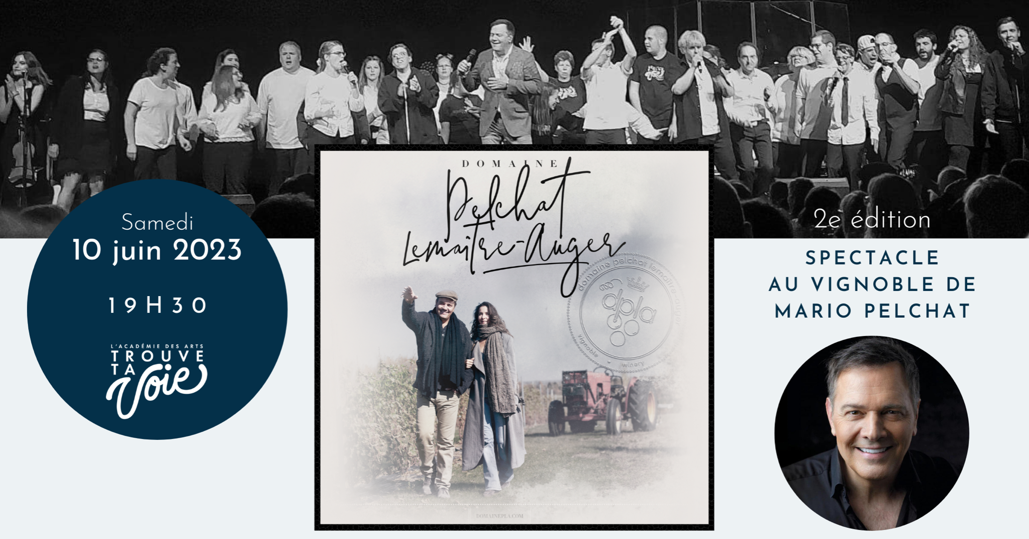 Spectacle de l'Académie des arts Trouve ta voie au vignoble de Mario ...