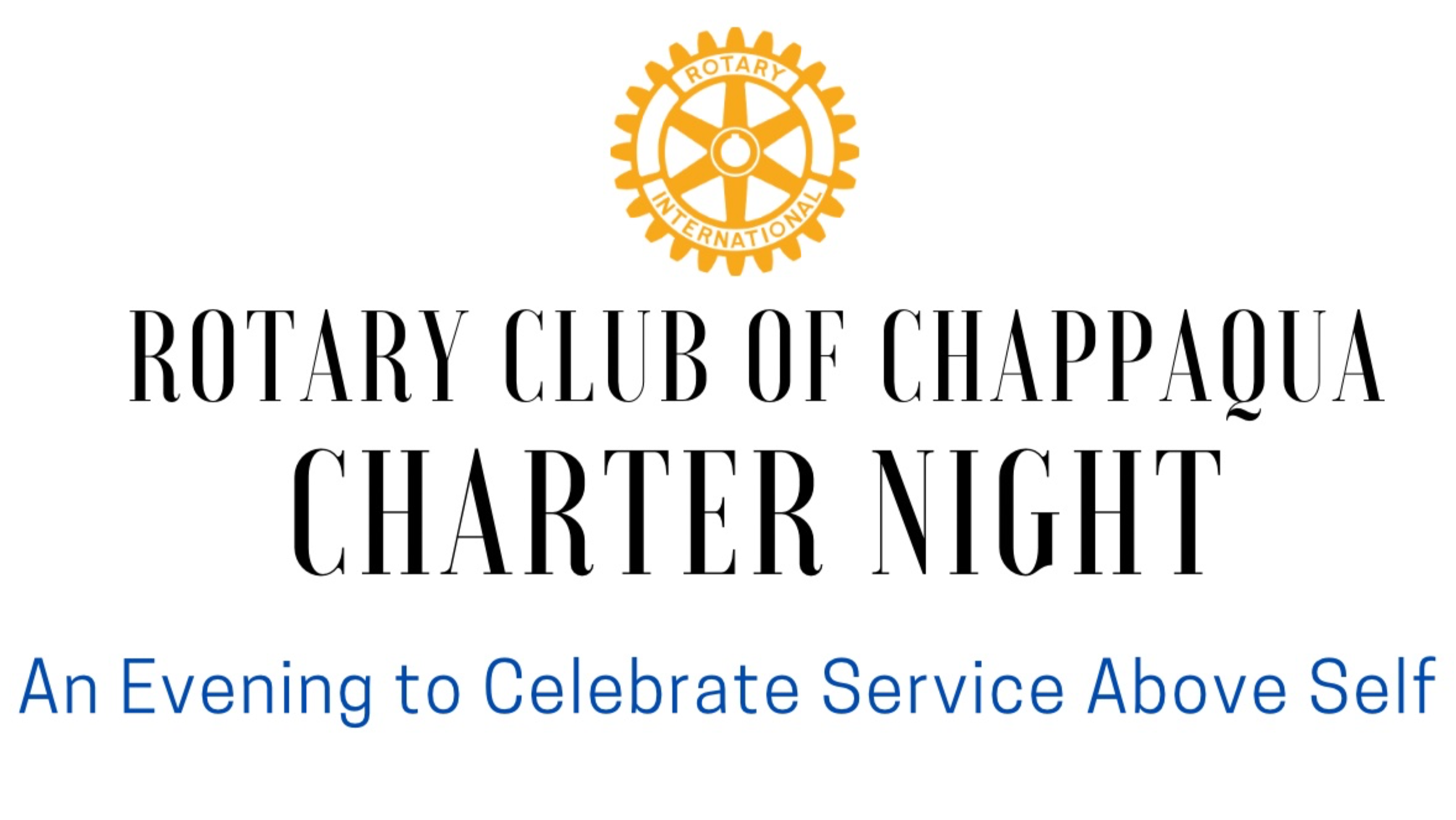 2023 Rotary Club of Chappaqua Charter Night Celebration