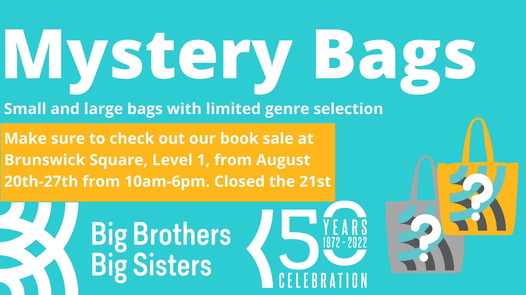 17th Annual Book Sale Mystery Bags