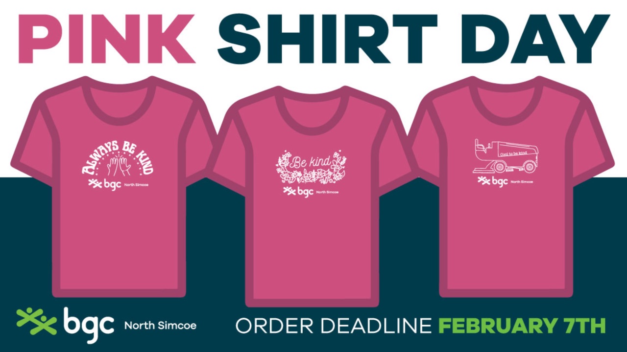 Pink Shirt Day x BGC North Simcoe