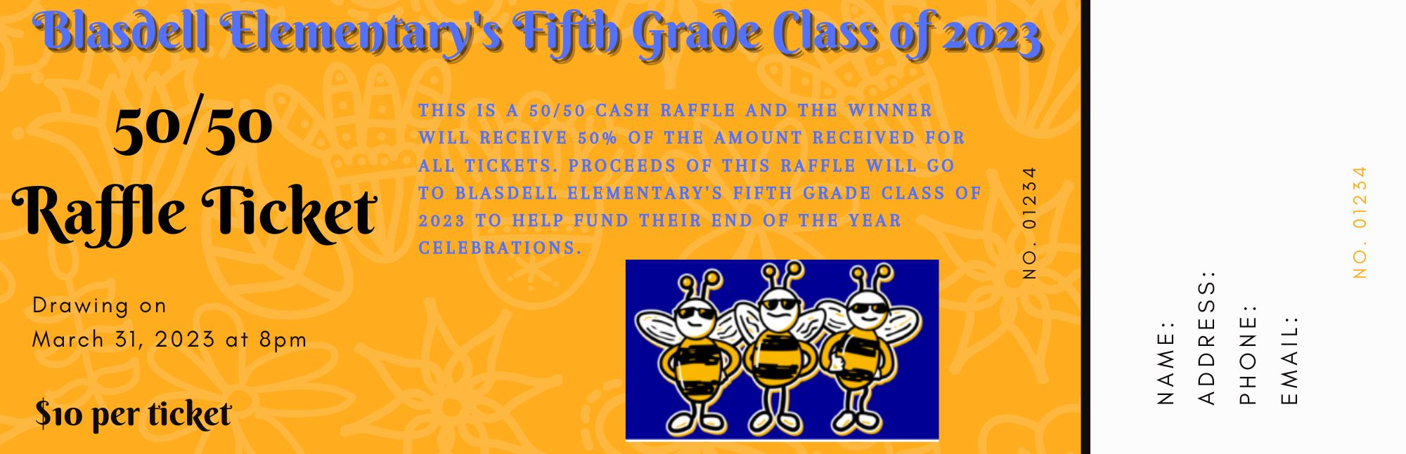 Virtual 50/50 Raffle