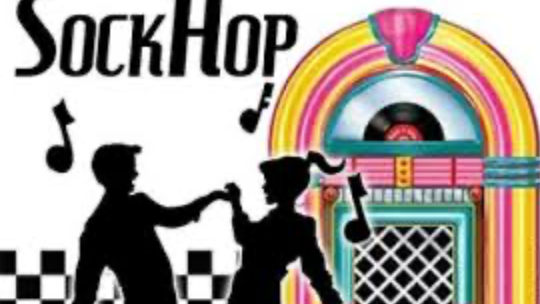 Sock Hop Dance Clipart Image