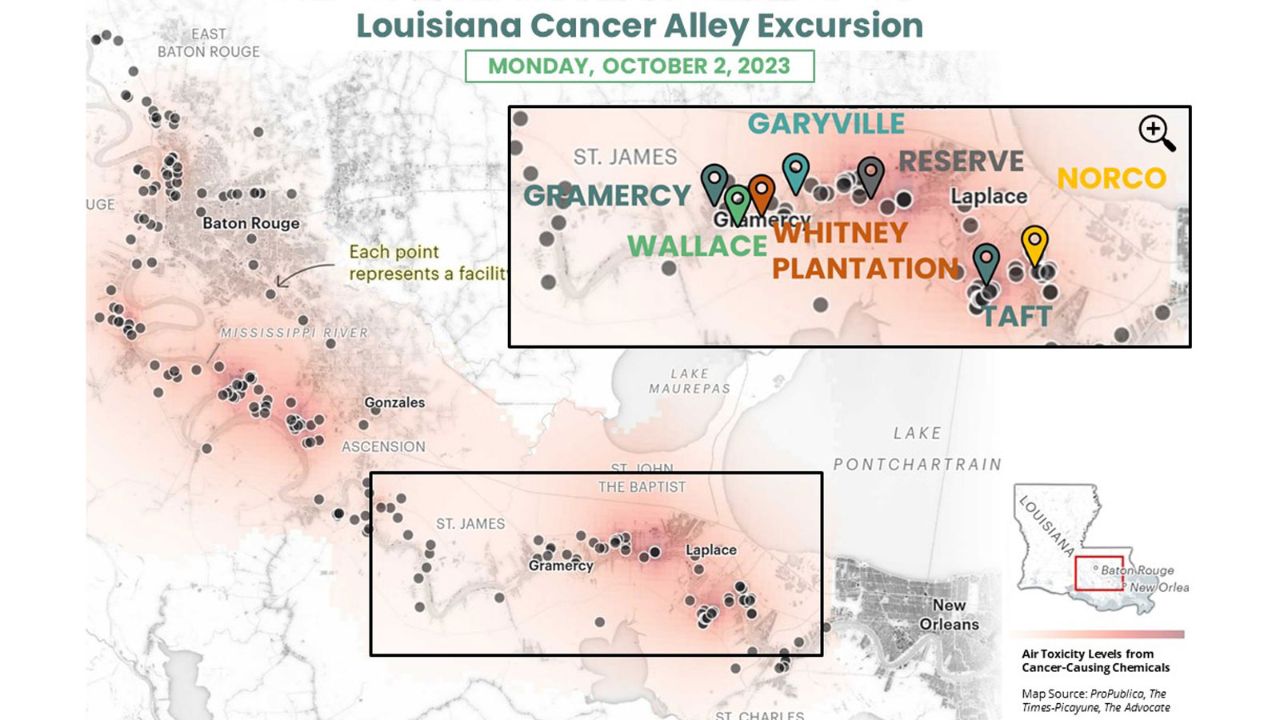Louisiana Cancer Alley Excursion
