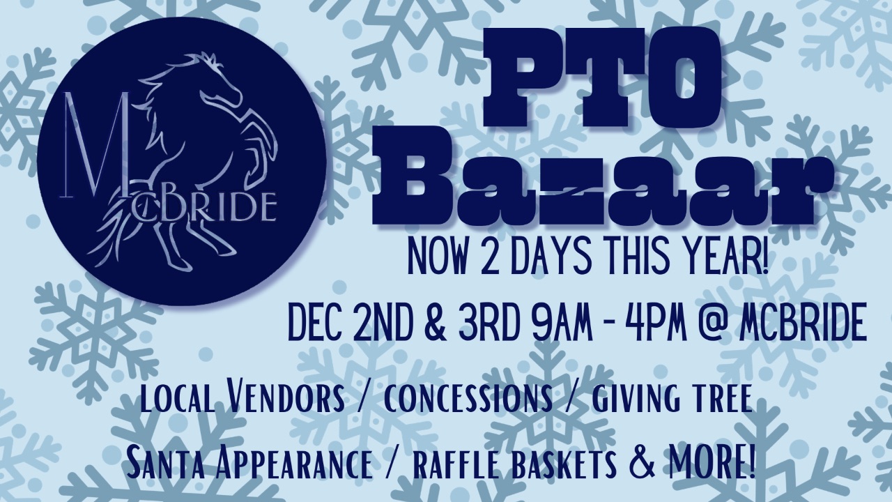 McBride PTO Holiday Bazaar Booths