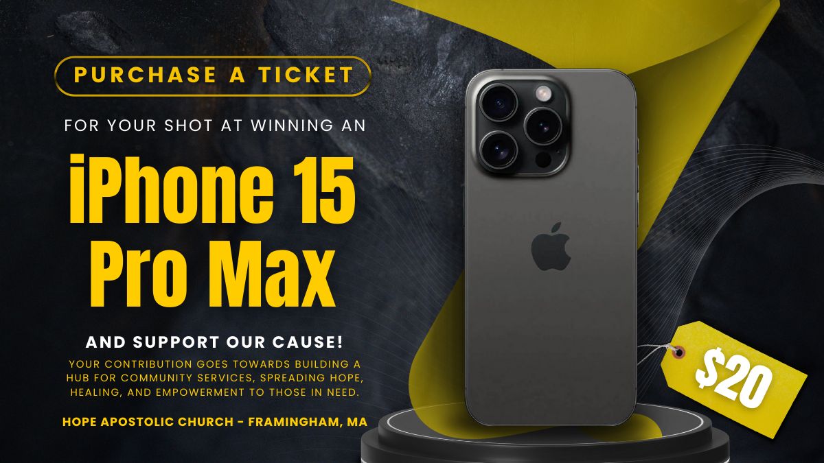iPhone 15 Pro Max Raffle